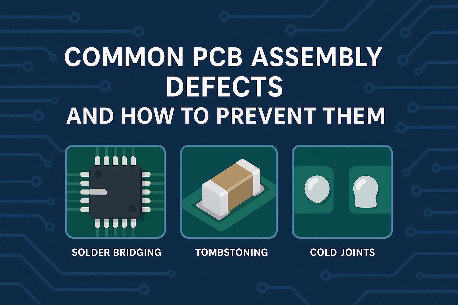 Common PCB Assembly Defects and How to Prevent Them - Precision PCB