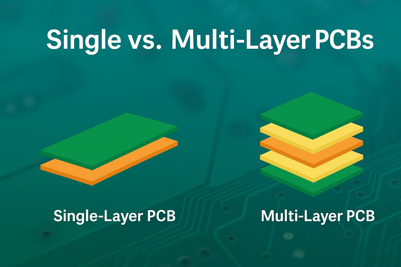 Single vs. Multilayer PCBs: When to Use Each? - Precision PCB