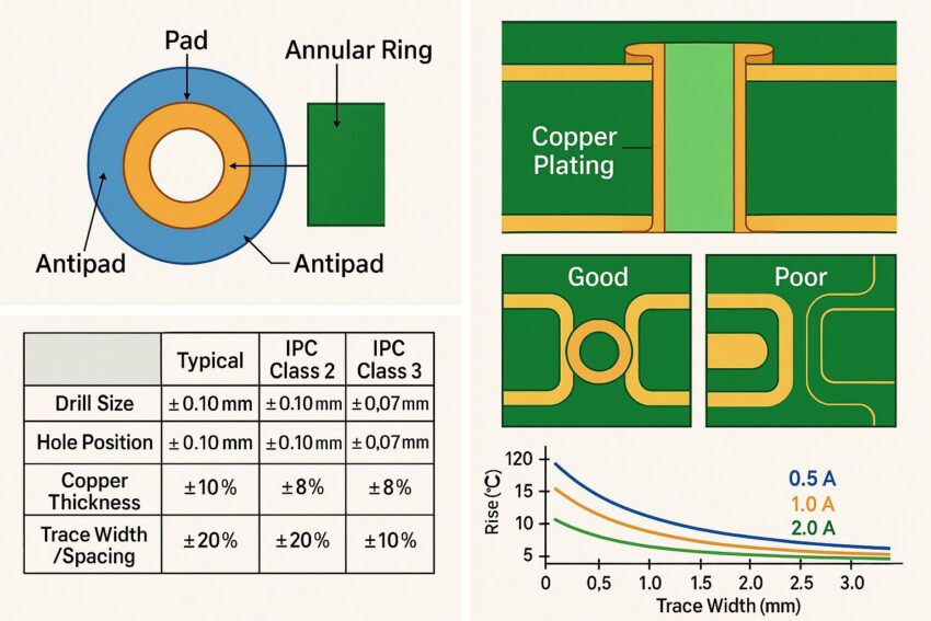 A Guide to PCB Manufacturing Tolerances and Standards - Precision PCB